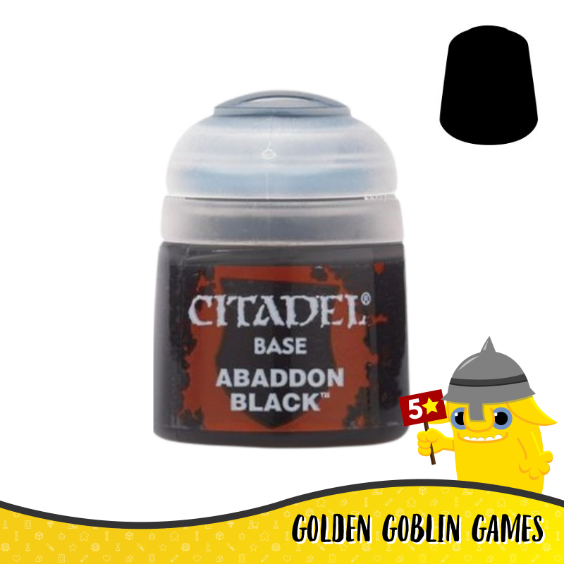 Citadel Base Paint: Abaddon Black (F9/F10) | Shopee Thailand