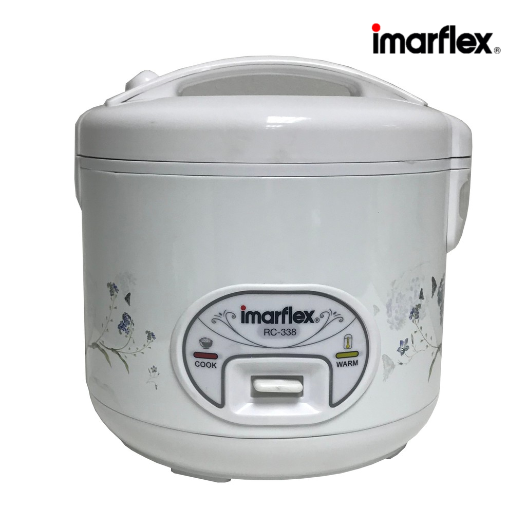 IMARFLEX_2 หม้อหุงข้าวอุ่นทิพย์ อลูมิเนียม แบบเคลือบ 1.8 ลิตร RC-338 | Shopee Thailand