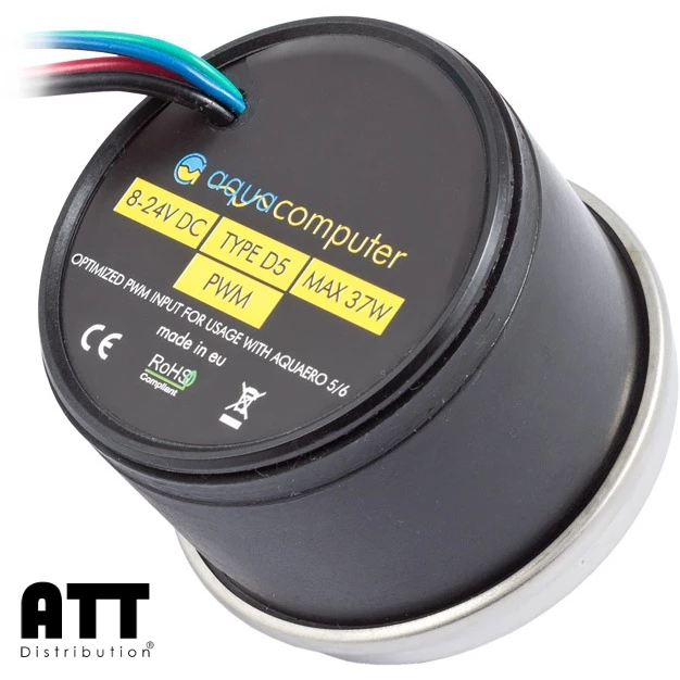 Aqua Computer D5 pump motor with PWM input and speed signal | Shopee ...