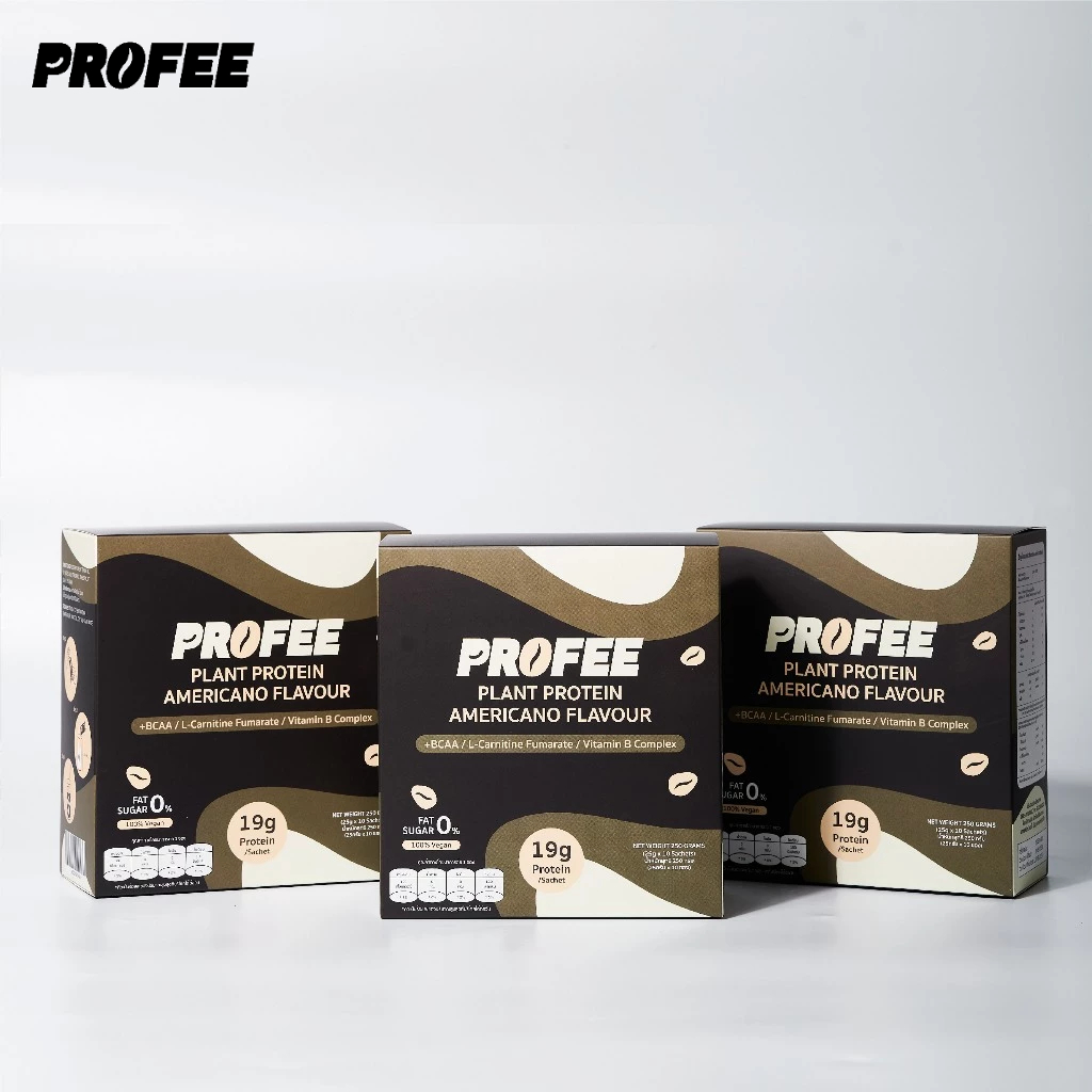 (เซ็ท3กล่อง) PROFEE Plant Protein Americano Flavour | Shopee Thailand