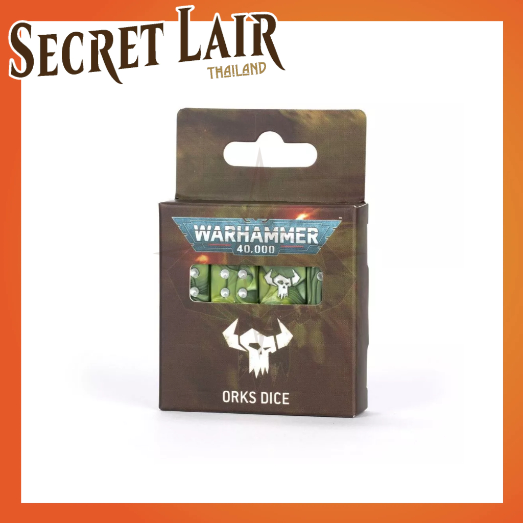SECRET LAIR WARHAMMER 40000 : Orks Dice set, NEW | Shopee Thailand