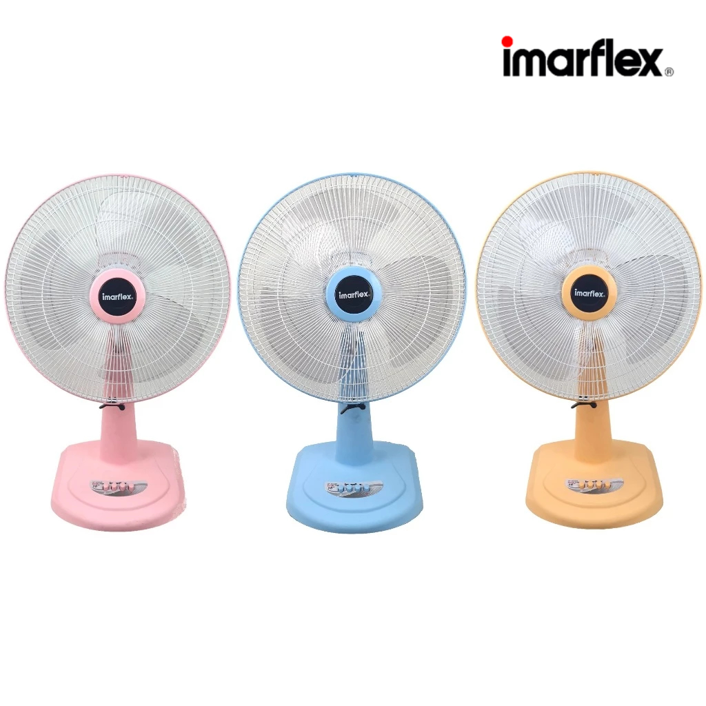 IMARFLEX_1 พัดลม ตั้งโต๊ะ สีพาสเทล 16 นิ้ว IF-952A | Shopee Thailand