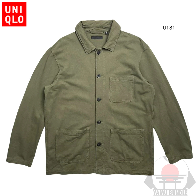 เสื้อแจ็คเก็ต UNIQLO Worker Jacket Size XL | Shopee Thailand