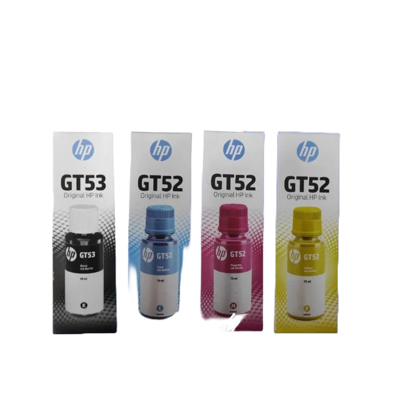 HP GT53/GT52หมึกเติมแท้สีดำ/สีฟ้า/สีม่วงแดง/สีเหลืองใช้กับ HP Smart ...