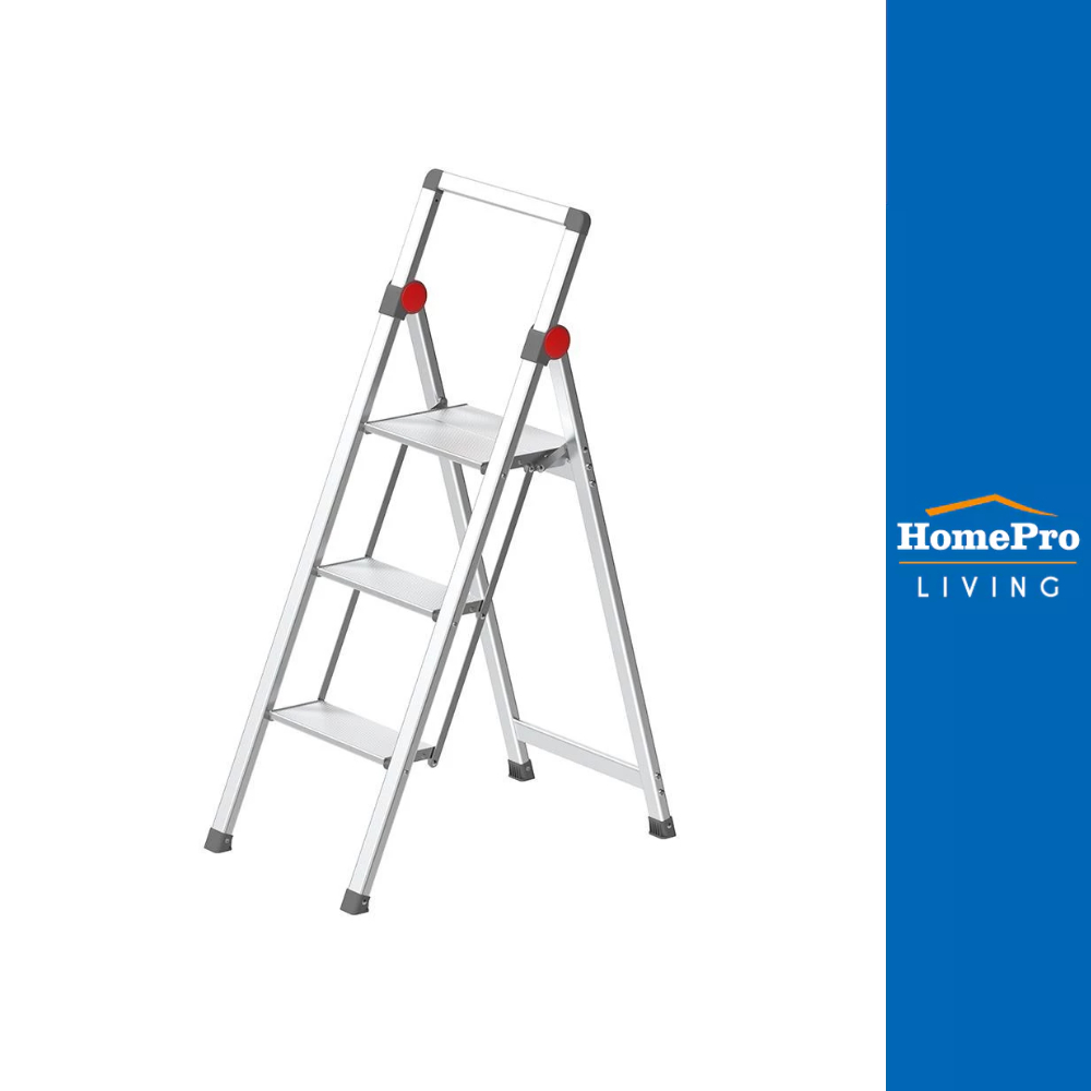 HomePro บันไดอะลูมิเนียมทรง A มีมือจับ MINI SLIM 3 ขั้น แบรนด์ MATALL | Shopee Thailand