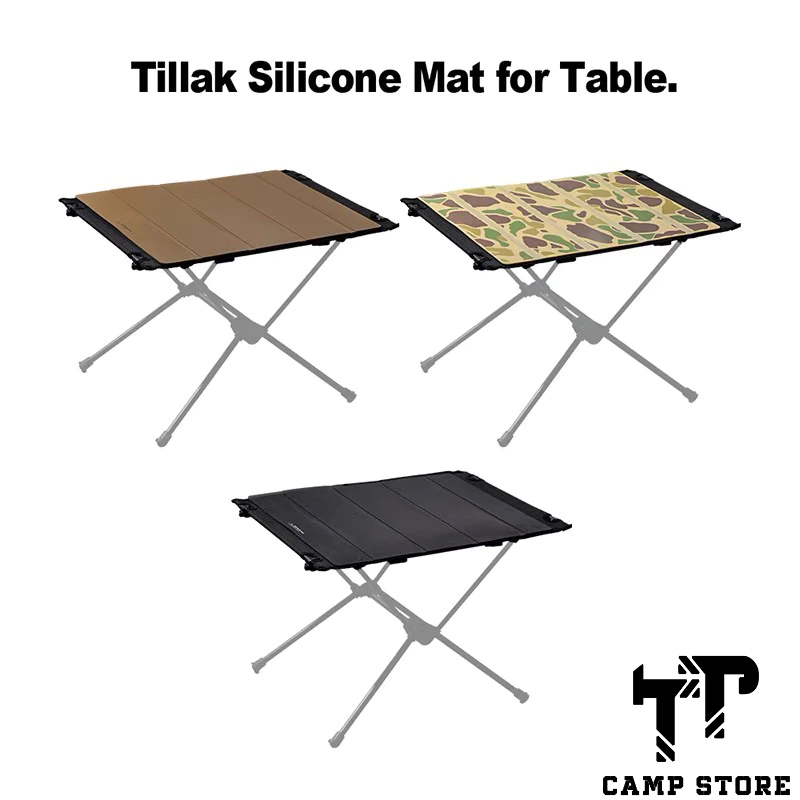 Tillak silicone mat for table แผ่นซิลิโคนรองโต๊ะแคมป์ปิ้ง | Shopee Thailand
