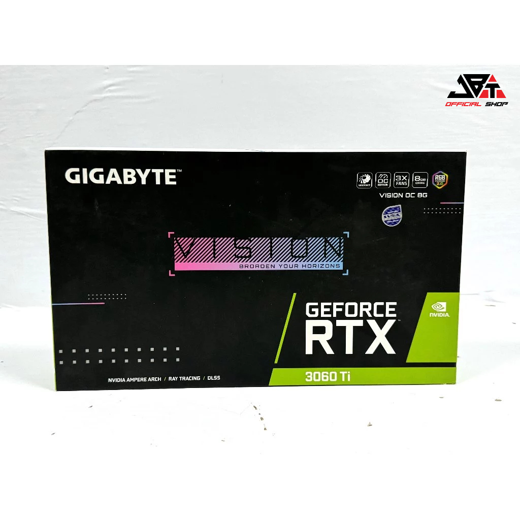 (การ์ดจอ) GIGABYTE GEFORCE RTX 3060 TI VISION OC 8G - 8GB GDDR6 มือสอง ...