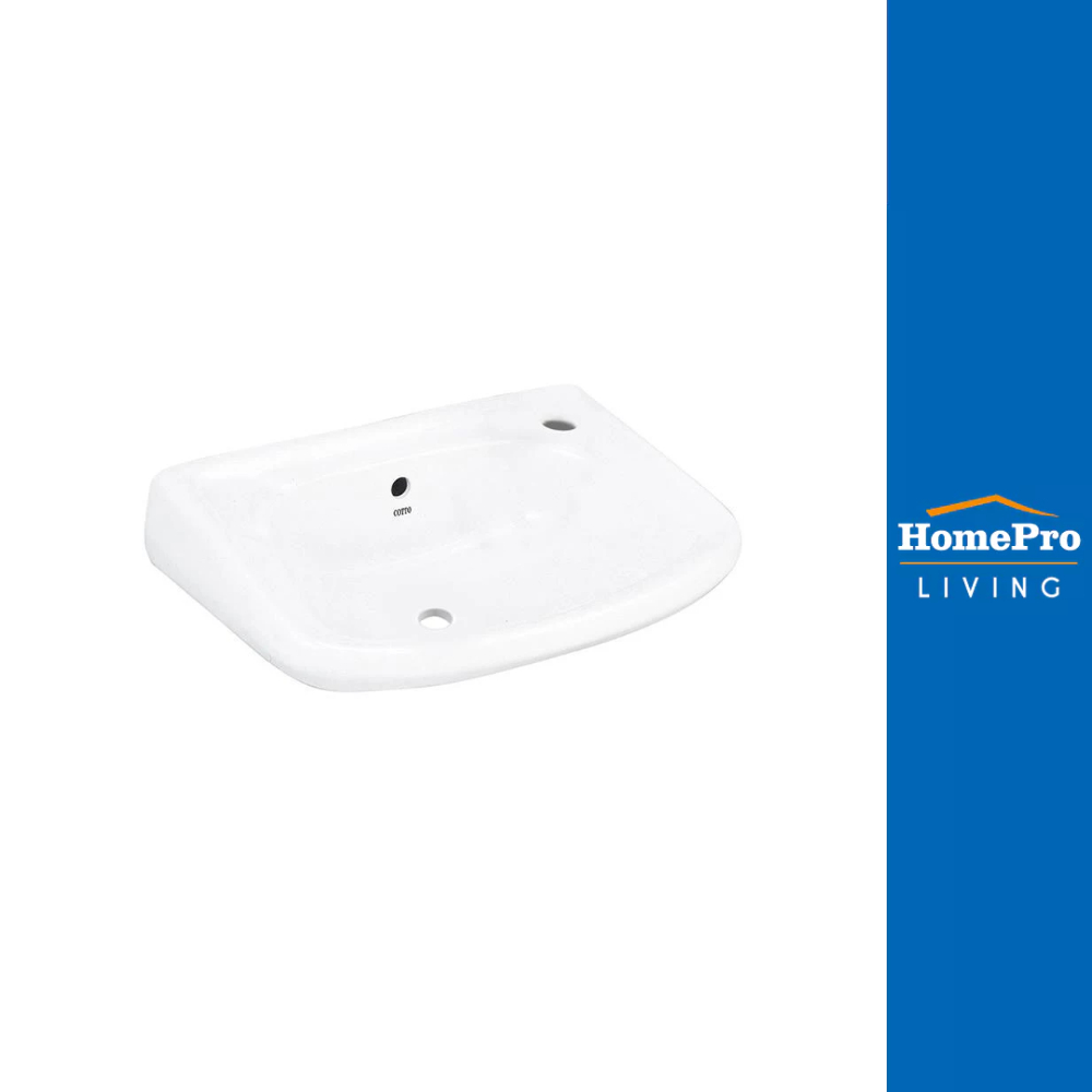 [สินค้าไม่รวมติดตั้ง] COTTO อ่างล้างหน้าแขวน C002 สีขาว | Shopee Thailand