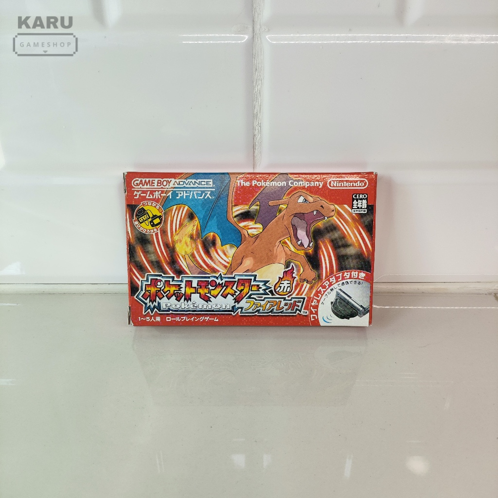 [พร้อมส่ง] มือ 2 แผ่นเกมส์ Nintendo Gameboy Advance : Pokemon Fire Red ...