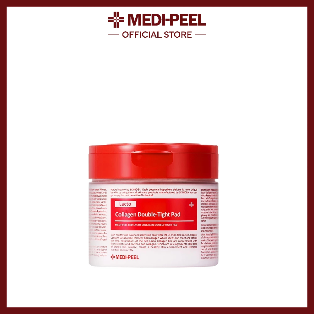 MEDIPEEL Red Lacto Collagen Double Tight Pad 270ml (70ea) | Shopee Thailand