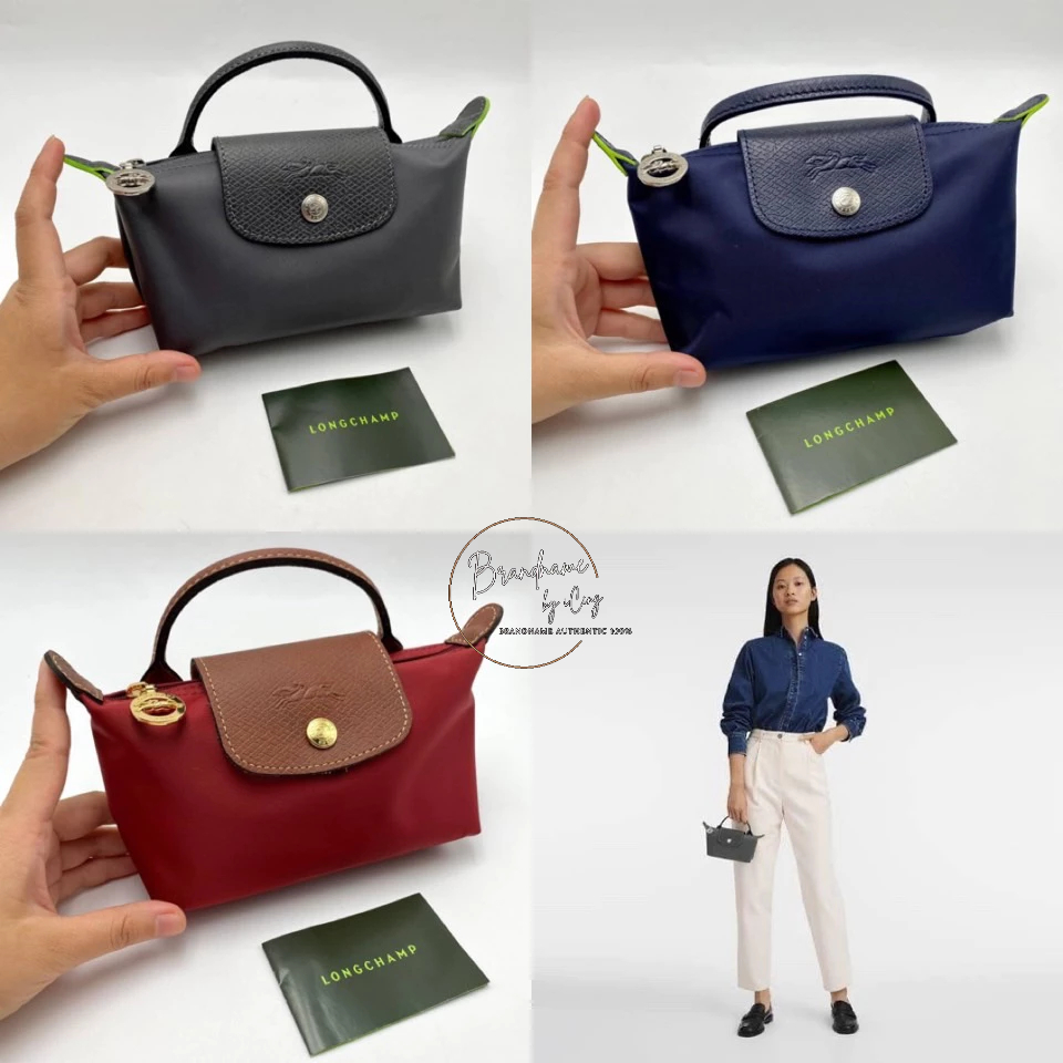 Longchamp Pouch พร้อมส่ง มีถุงกระดาษ (เลือกสีด้านในค่ะ) | Shopee Thailand