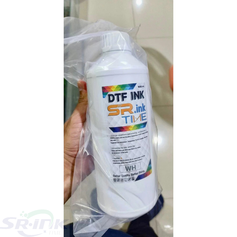 น้ำหมึกพิมพ์ DTF-DFT INK สีขาว WH ขนาด 1000ML สินค้าพร้อมส่ง สีสด คมชัด ราคาประหยัด คุณภาพสูง ...