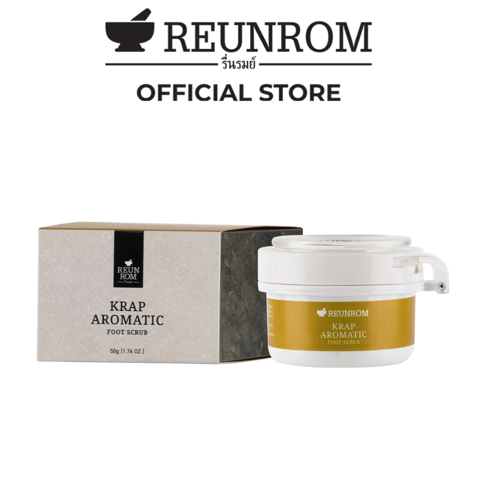 Reunrom กราบอโรมาติกฟุตสครับ 50g สครับสำหรับฝ่าเท้าและส้นเท้า | Shopee ...