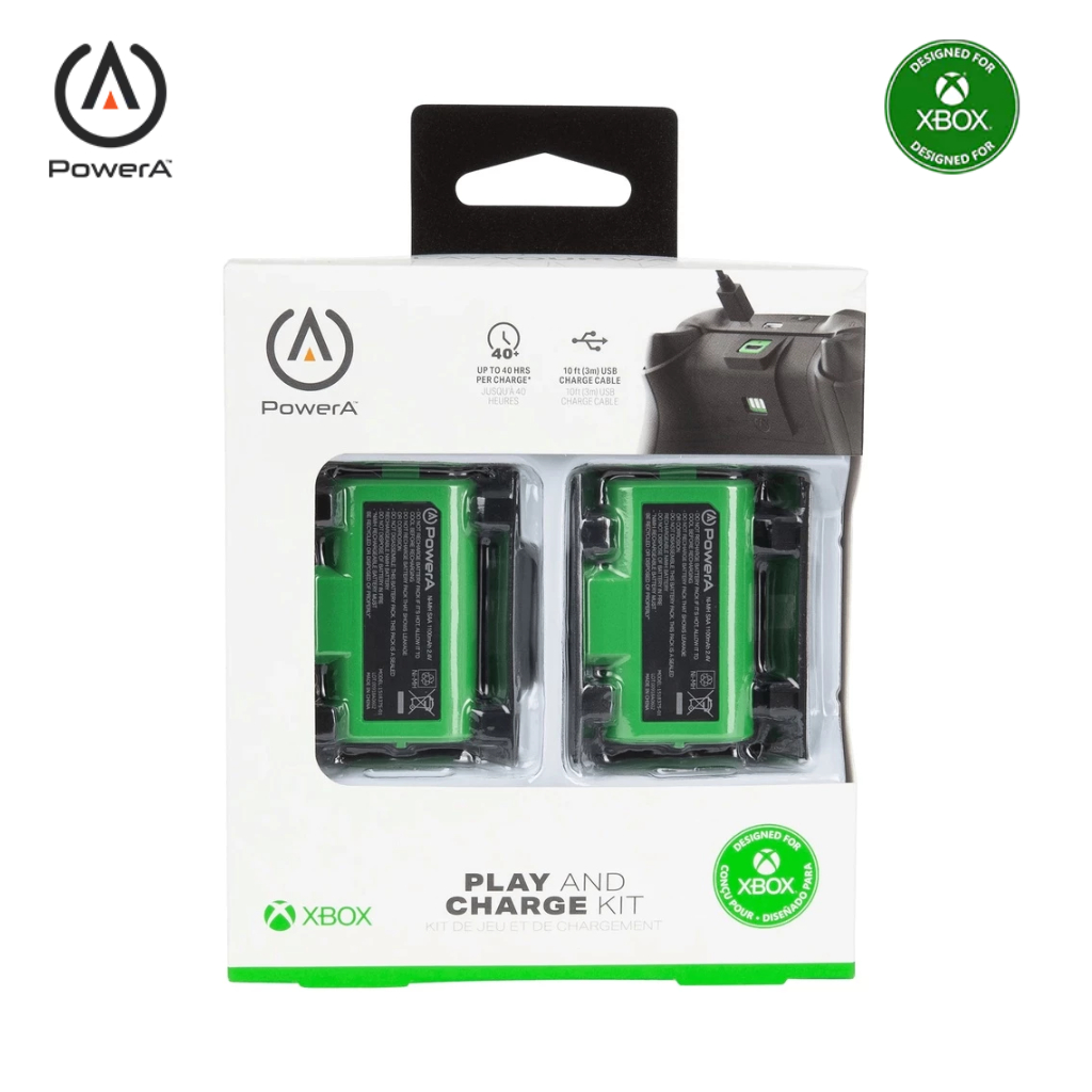 PowerA Play & Charge Kit for Xbox One / Xbox Series X|S (Officially ...