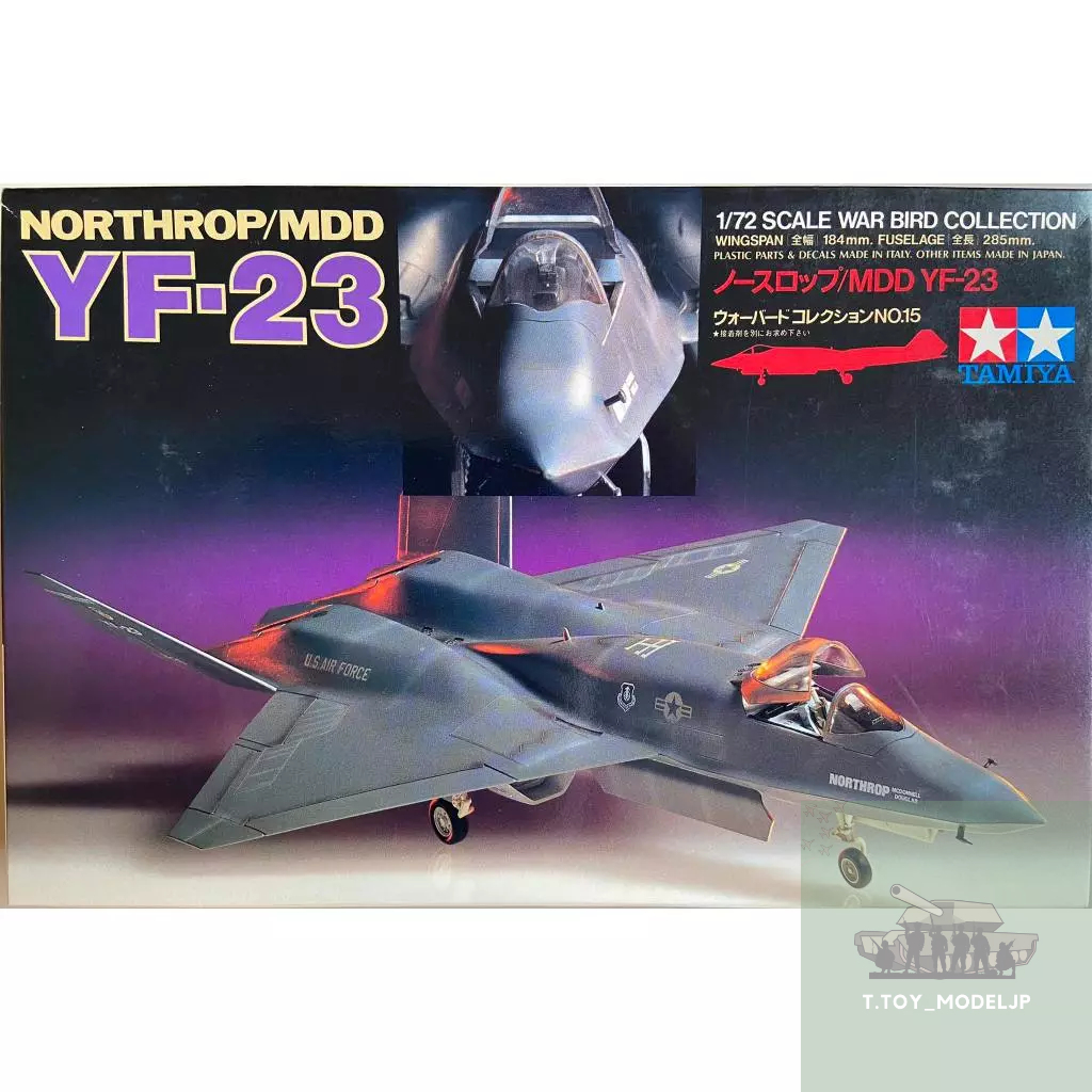 Tamiya 1/72 Northrop/MDD YF-23 War Bird Collection No.60715 โมเดลเครื่องบินรบ เครื่องบินรบ ...