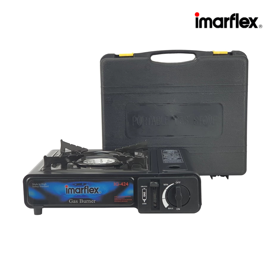 IMARFLEX_2 เตาแก๊ส พกพา / ปิคนิค (แถมกล่องใส่) IG-424 | Shopee Thailand