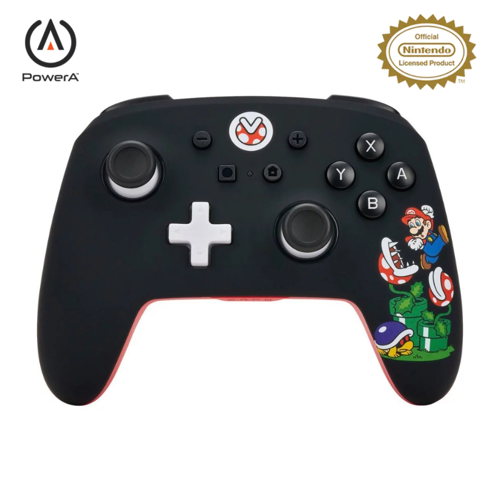 PowerA - Enhanced Wireless Controller for Nintendo Switch - Mario ...