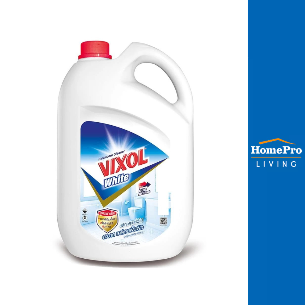 VIXOL น้ำยาทำความสะอาดห้องน้ำ 3,500ml ขาว | Shopee Thailand