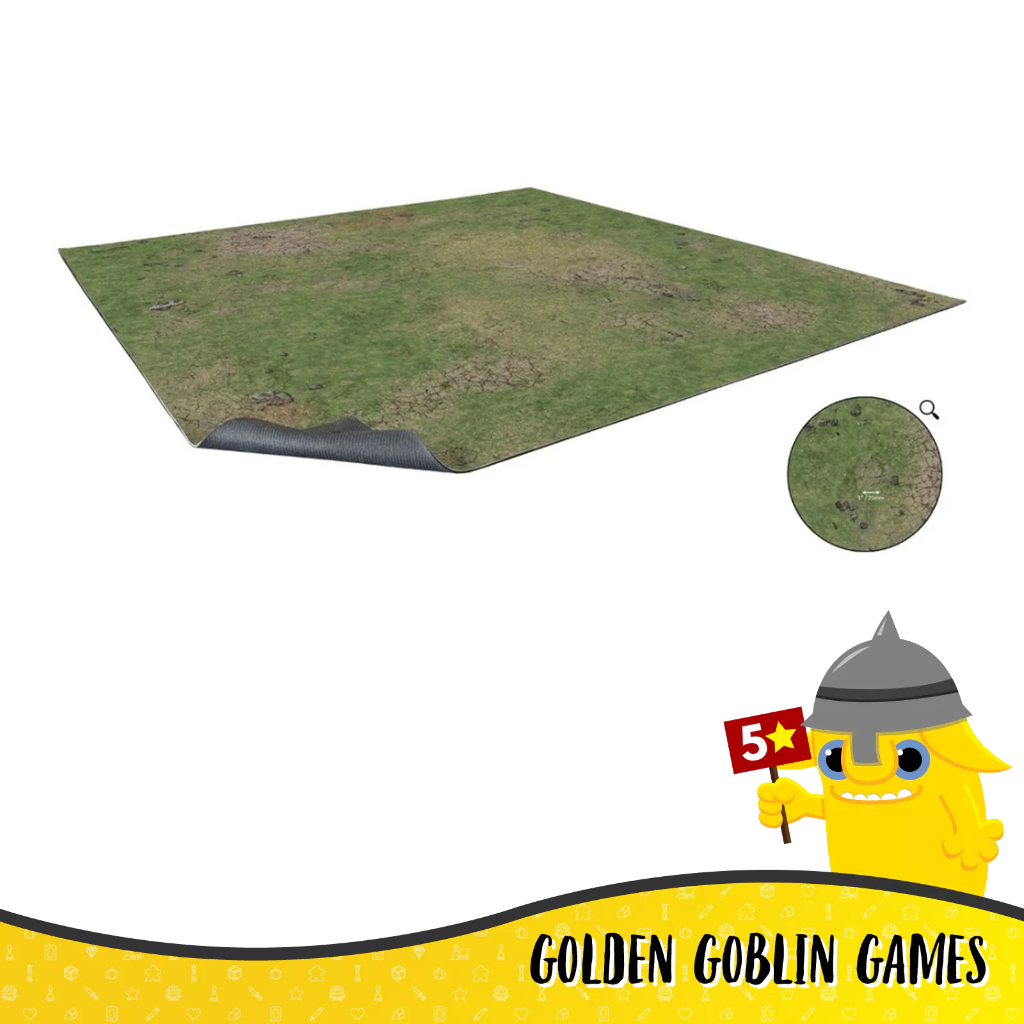 Battle Systems: Grassy Fields Gaming Mat 3x3 - Grid | Shopee Thailand