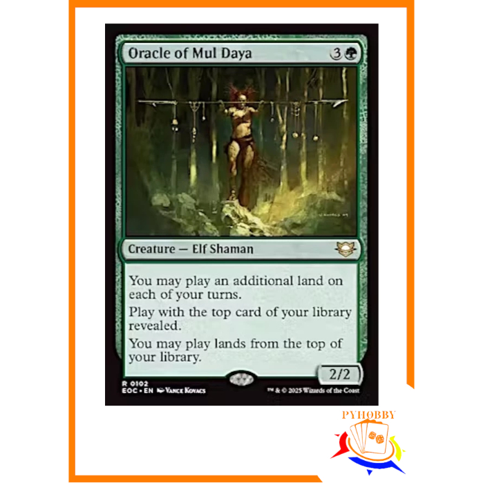 [MTG] Edge of Eternities Commander Decks: Oracle of Mul Daya | Shopee ...