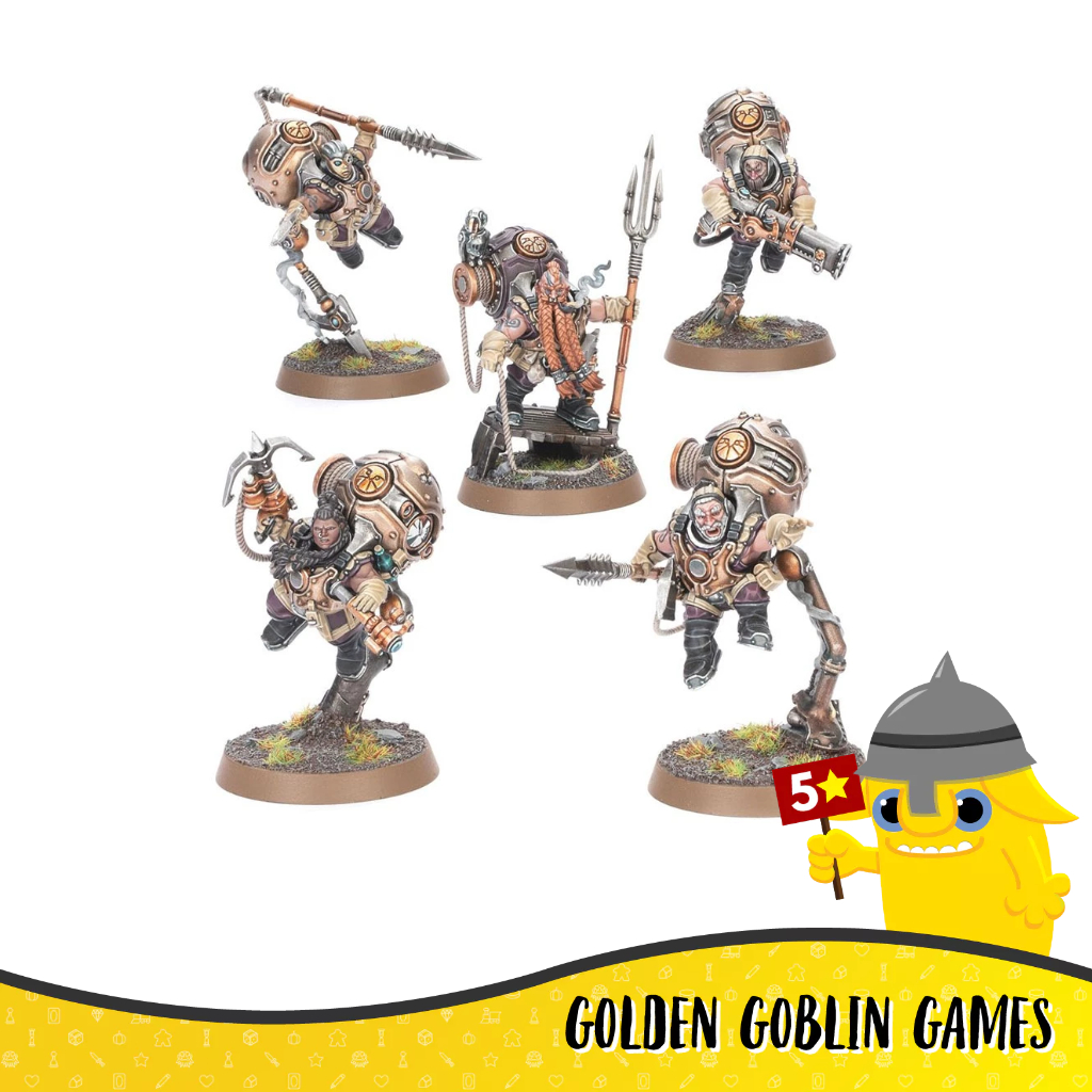 Warhammer AoS: Kharadron Overlords: Vongrim Harpoon Crew | Shopee Thailand