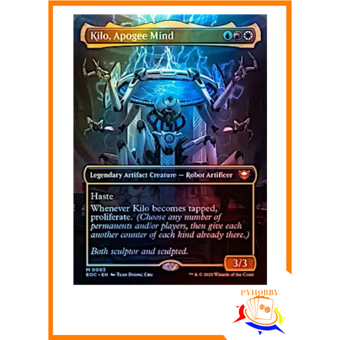 [MTG] Edge of Eternities Commander Decks Variants Foil: Kilo, Apogee Mind (0003 - Borderless ...