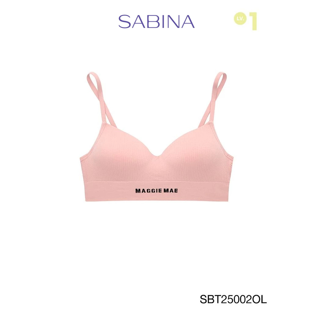 SABINA SOFT & COZY เสื้อชั้นในไร้โครง รหัส SBT25002OL - สีส้ม | Shopee ...