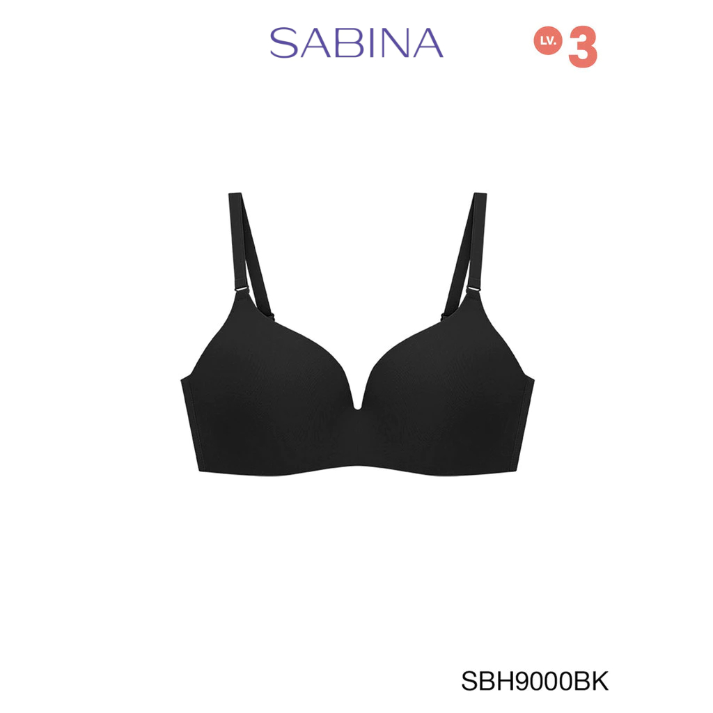 Sabina Soft Doomm Level 3 เสื้อชั้นใน ไร้ตะเข็บ ไร้โครง รหัส SBH9000BK ...