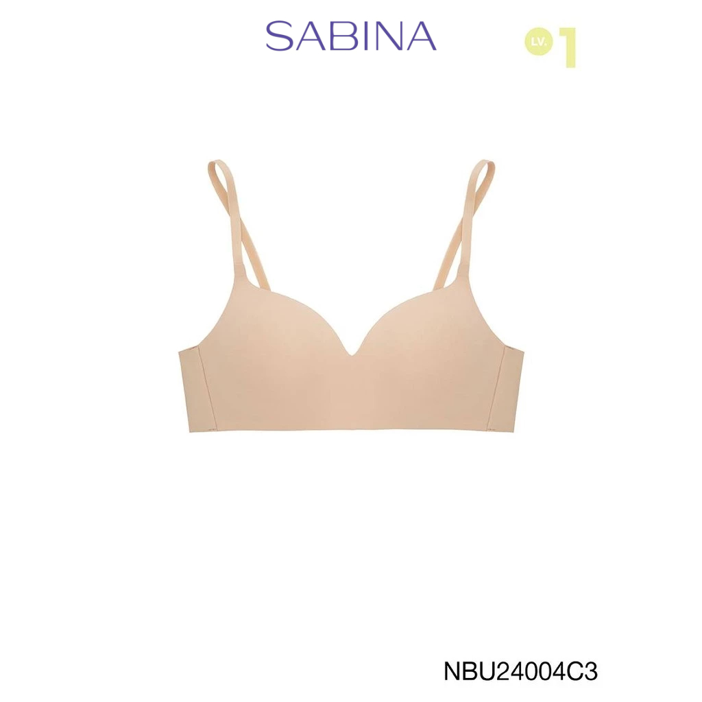 Sabina Pretty Perfect Level 1 เสื้อชั้นใน ไร้โครง รหัส NBU24004C3 - สีเนื้อเข้ม | Shopee Thailand