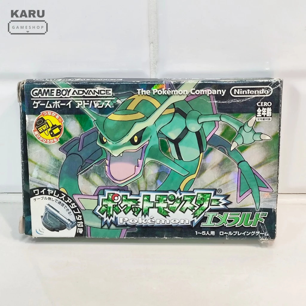 [พร้อมส่ง] มือ 2 แผ่นเกม Nintendo Gameboy Advance : Pokemon Emerald ...