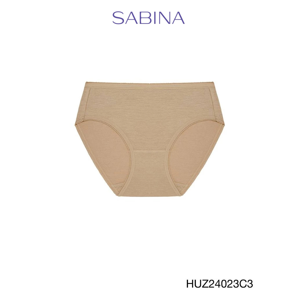 Sabina Habpy Panty กางเกงในทรงเอวสูงปานกลาง รหัส HUZ24023C3 - สีเนื้อเข้ม | Shopee Thailand