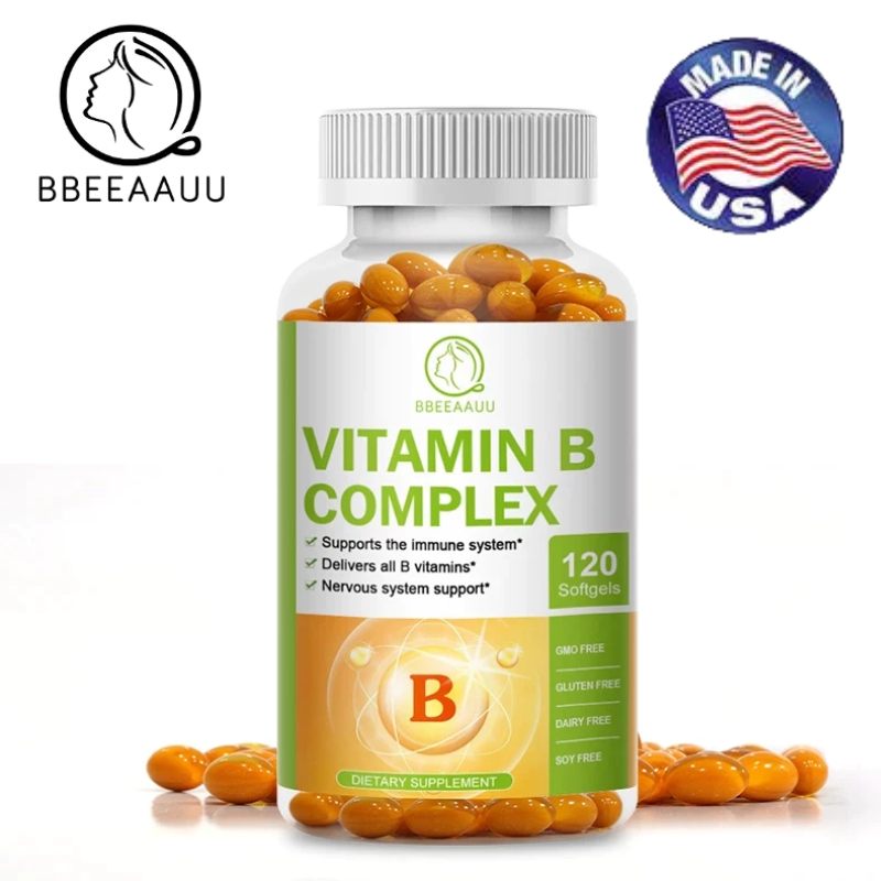 BBEEAAUU Vitamin B Complex 120 Capsules วิตามินบีคอมเพล็กซ์ระดับพรีเมีย ...