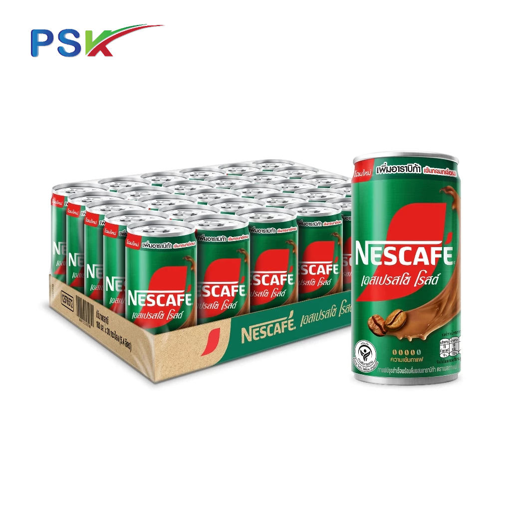 เนสกาแฟกระป๋อง ขนาด 30 x 180 มล. NESCAFE กาแฟปรุงสำเร็จพร้อมดื่ม ...