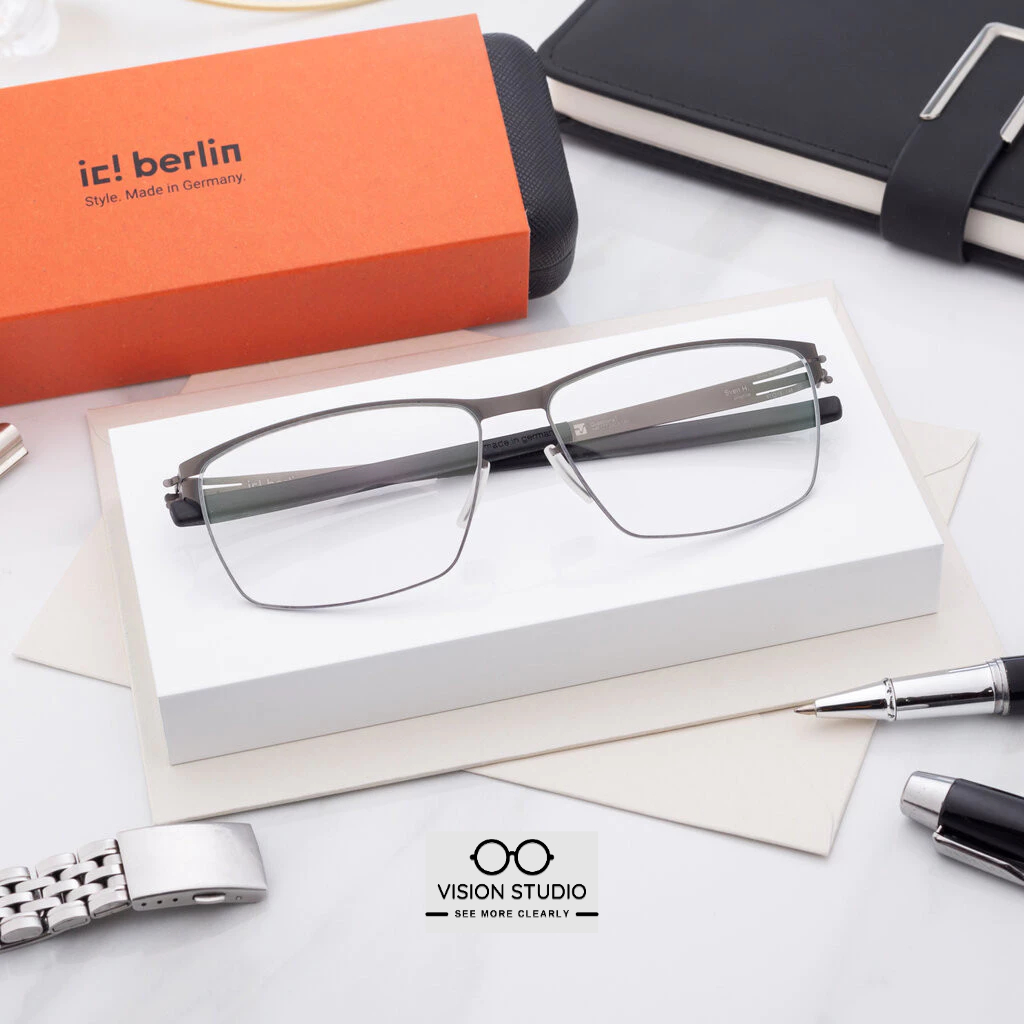 กรอบแว่น IC BERLIN Sven H. Graphite | Shopee Thailand
