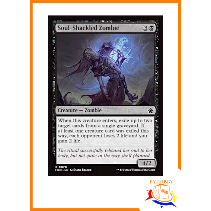 [MTG] Foundations: Soul-Shackled Zombie | Shopee Thailand