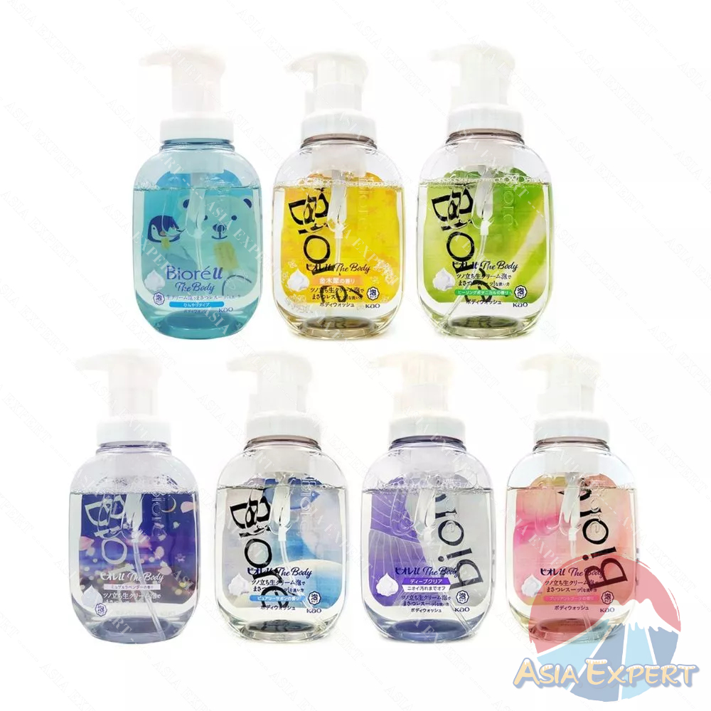 Biore u The Body Body Foaming Wash 540mL 7สูตร บิโอเรโฟมอาบน้ำ ขวดปั๊ม | Shopee Thailand