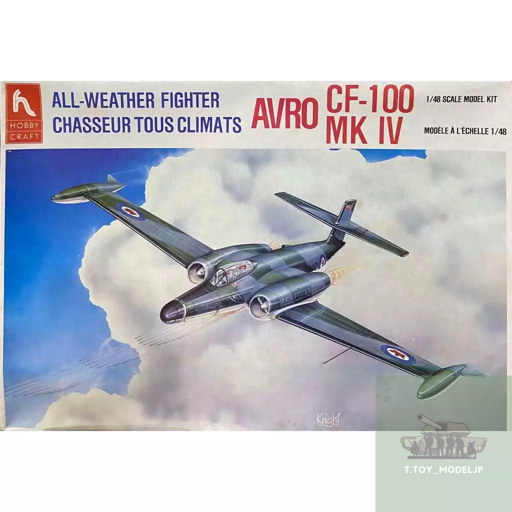 Hobby Craft 1/48 Avro CF-100 Mk IV All-Weather Fighter Chasseur โมเดลเครื่องบินรบ เครื่องบินรบ ...