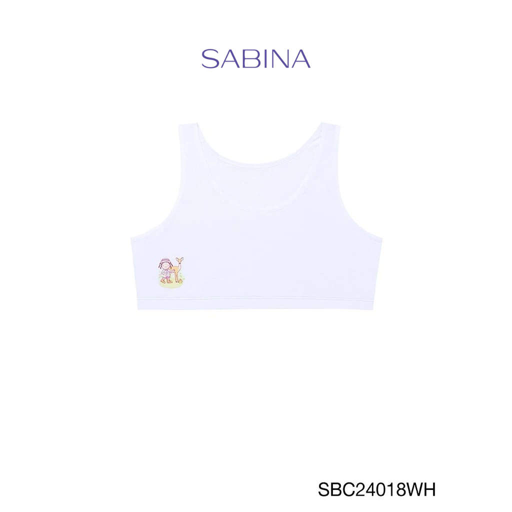Sabina Kids Step 1 เสื้อชั้นใน ไร้โครง รหัส SBC24018WH - สีขาว | Shopee ...