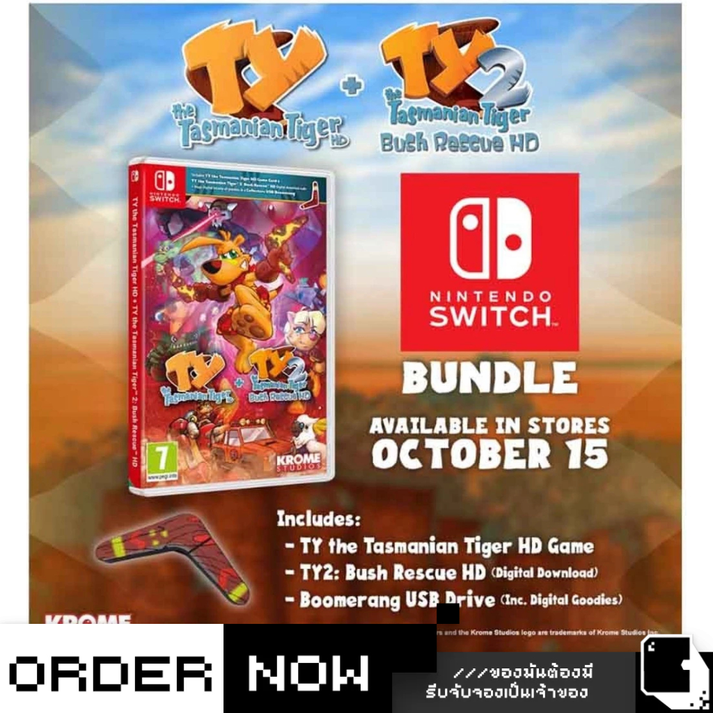 Nintendo Switch™ เกม NSW Ty The Tasmanian Tiger Hd Ty The Tasmanian ...