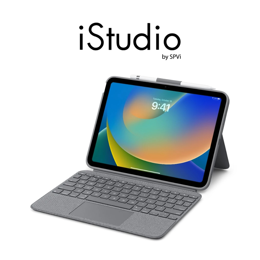 เคสคีย์บอร์ด Logitech Combo Touch สำหรับ iPad Gen10 / iPad (ชิป A16) | Shopee Thailand