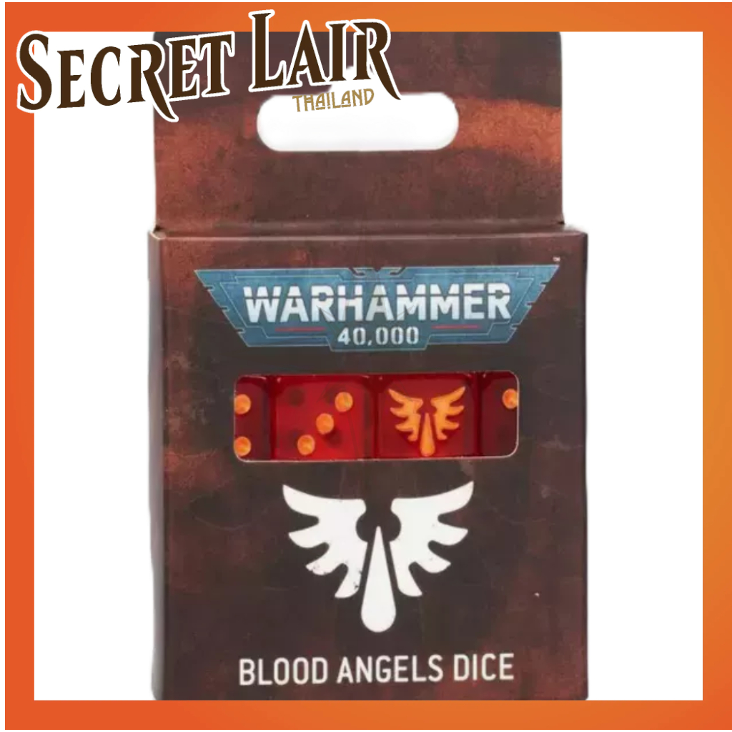 WARHAMMER 40000 : Blood Angels - Dice (16) [SECRETLAIR] | Shopee Thailand