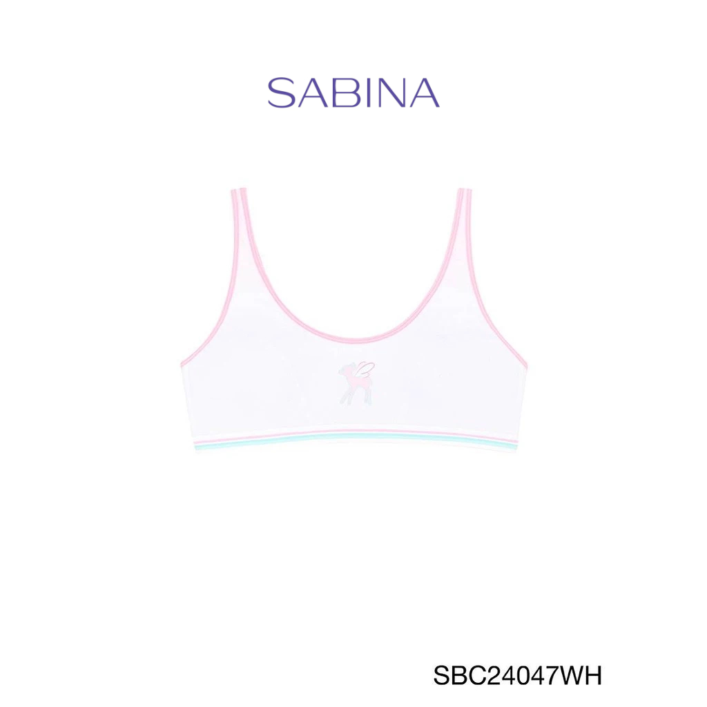 Sabina Kids Step 2 เสื้อชั้นใน ไร้โครง รหัส SBC24047WH - สีขาว | Shopee ...