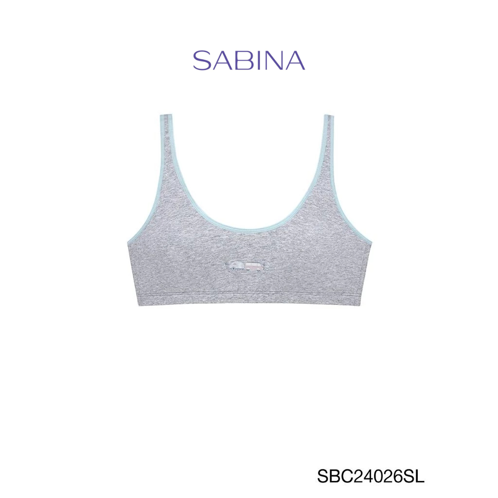 Sabina Kids Step 2 เสื้อชั้นใน ไร้โครง รหัส SBC24026SL - สีเทาอ่อน ...