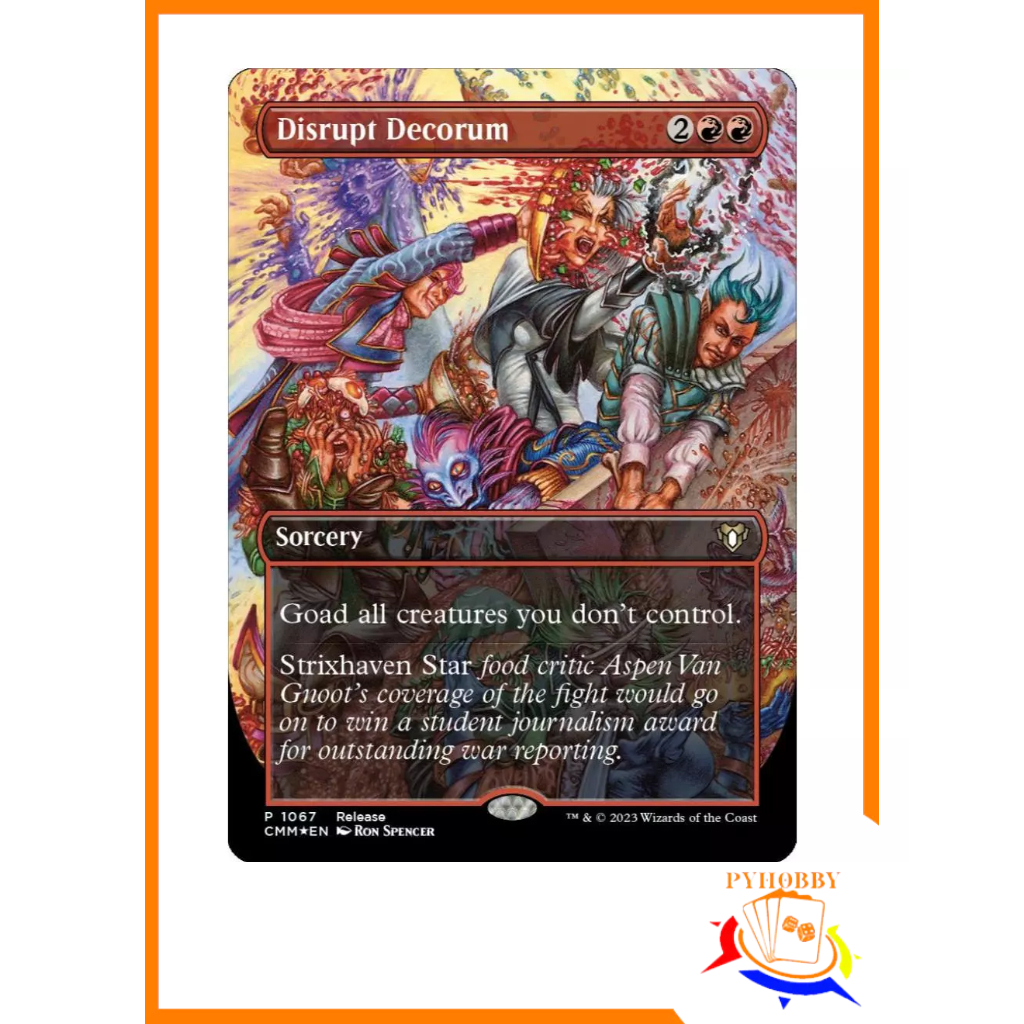 [MTG] Promotional: Disrupt Decorum (Release Foil) | Shopee Thailand