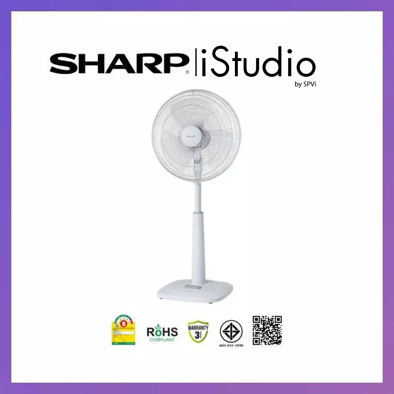 SHARP STAND FANS 16 - พัดลมสไลด์ SHARP 16 นิ้ว รุ่น SL165 | Shopee Thailand