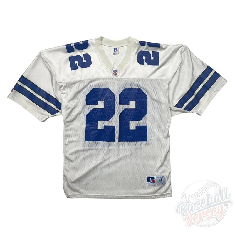 เสื้ออเมริกันฟุตบอล NFL Dallas Cowboys Emmitt Smith Vintage Russell ...