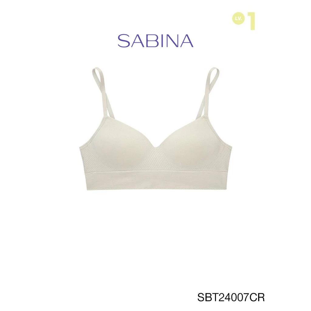 Sabina Soft and Cozy เสื้อชั้นในไร้โครง รหัส SBT24007CR - สีครีม ...