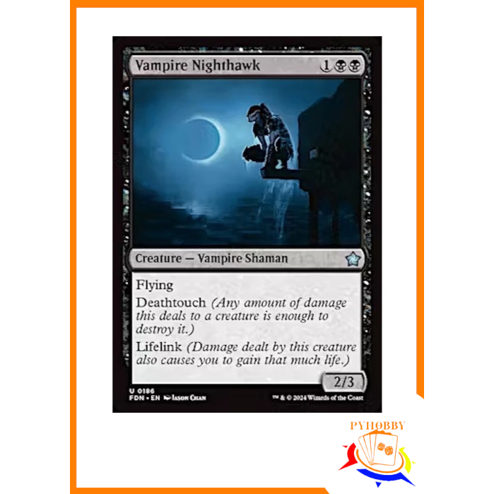 [MTG] Foundations: Vampire Nighthawk | Shopee Thailand