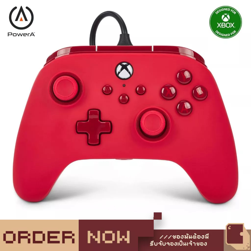 PowerA Advantage Wired Controller for Xbox Series X|S - Red (Officially ...