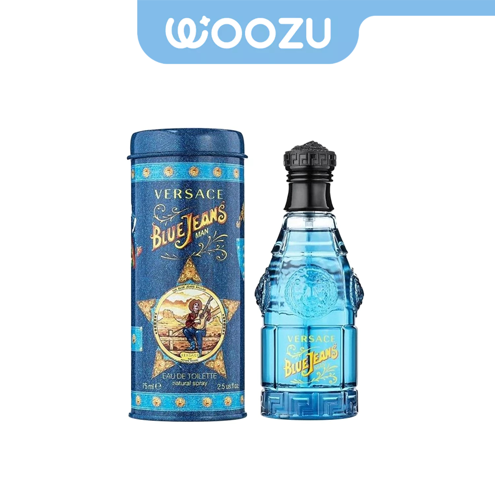 VERSACE Blue Jeans Man EDT Natural Spray 75ml | Shopee Thailand